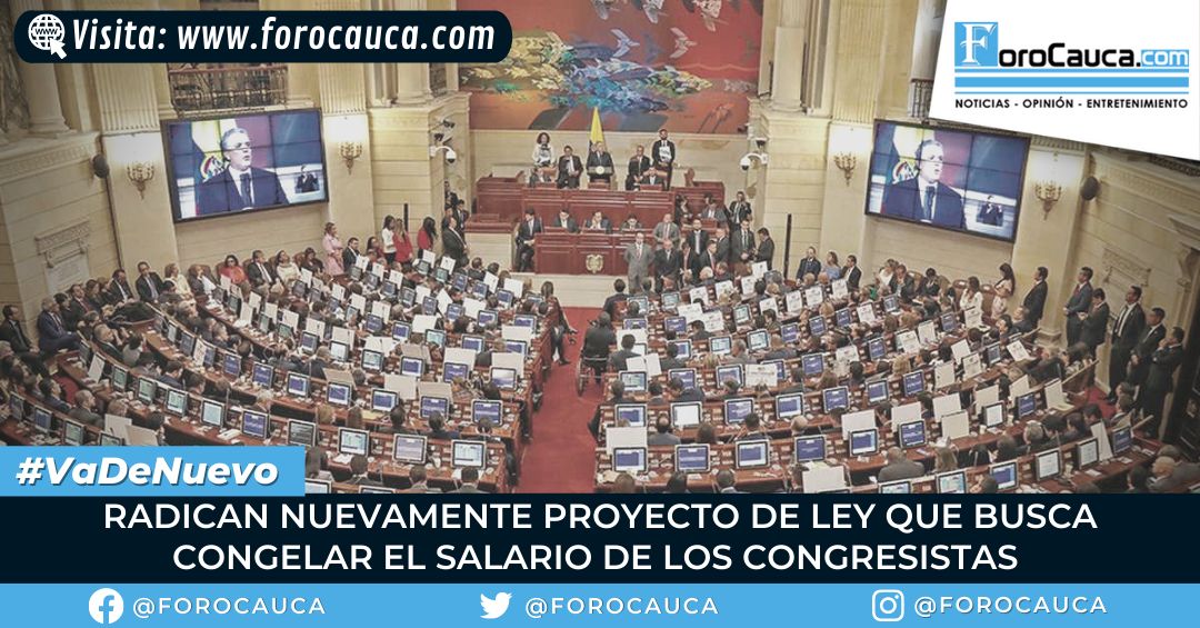 Buscan Congelar El Salario De Congresistas Nuevamente